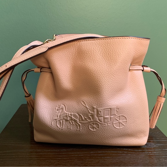 Coach | Bags | Pale Peach Coach Small Drawstring Bag | Poshmark